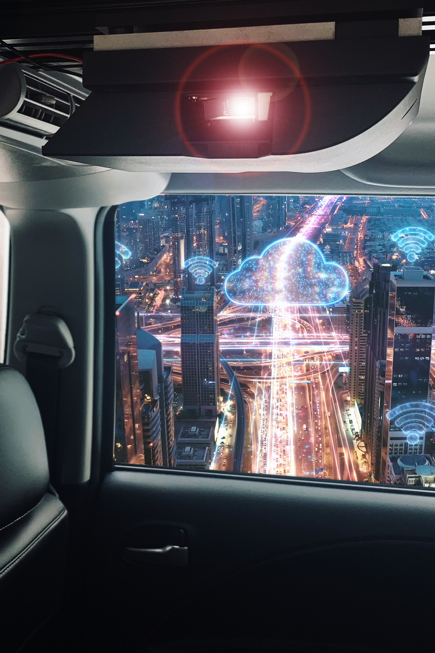 Advertisement Display (ADD), Car Window Display, Vehicle Projector - FIC